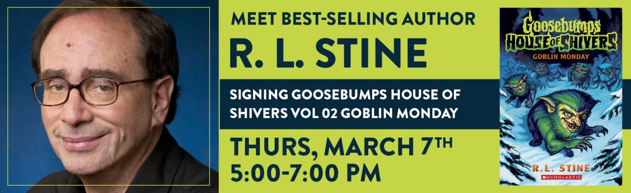 R.L. Stine Signing at Forbidden Planet NYC March 14th 2024! - The Daily ...
